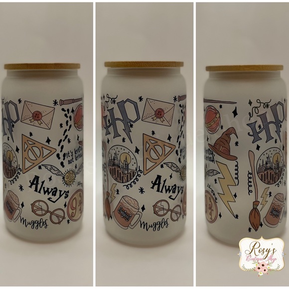 Dining | Wizard Tumbler Libbey Cup Harry Potter Glass Cup Icee Coffee ...